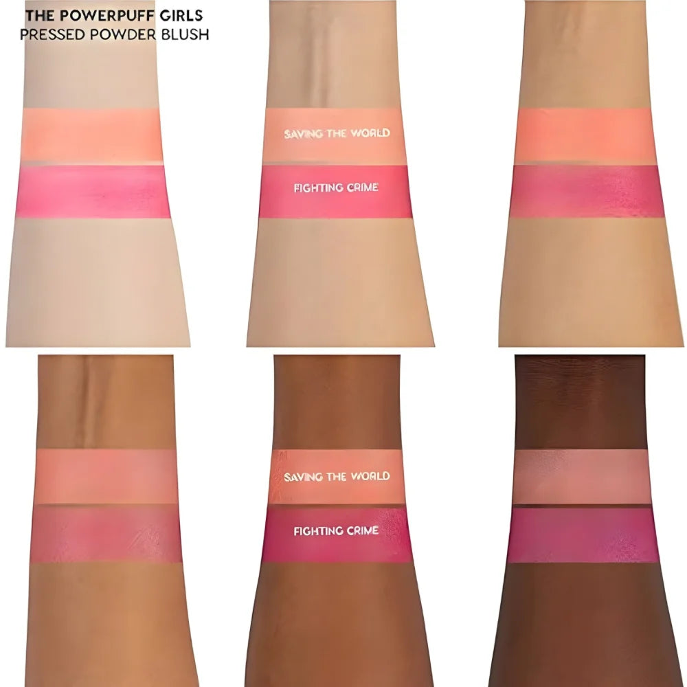 ColourPop Powerpuff Girls Pressed Powder Blush-Fighting Crime – Taupe Notch