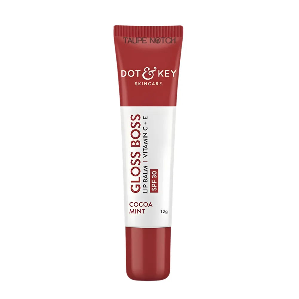 Dot & Key Gloss Boss Vitamin C + E Lip Balm with SPF 30 Cocoa Mint 12 ...