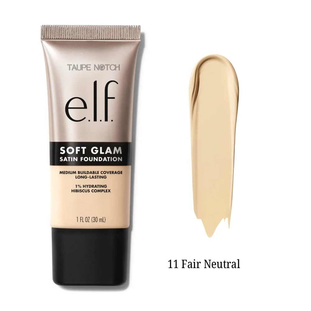 Elf Soft Glam Satin Foundation 30 ml – Taupe Notch