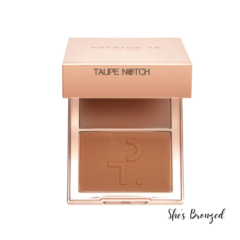 PATRICK TA Major Sculpt Creme Contour & Powder Bronzer Duo – Taupe Notch