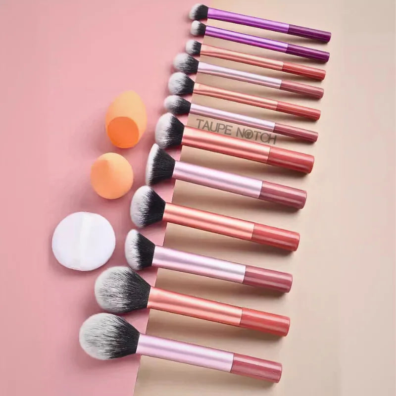 Shein 12pcs Multi-Functional Makeup Brush Set Including Beauty Blender ...